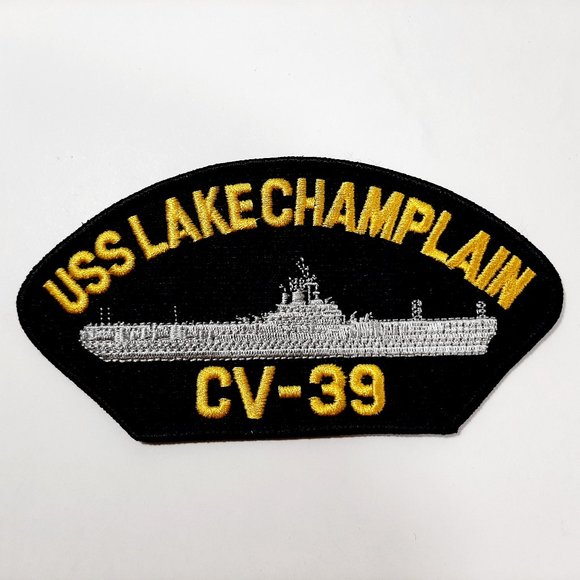 EC | Accessories | Uss Lake Champlain Cv39 Embroidered Patch 3x6 B ...